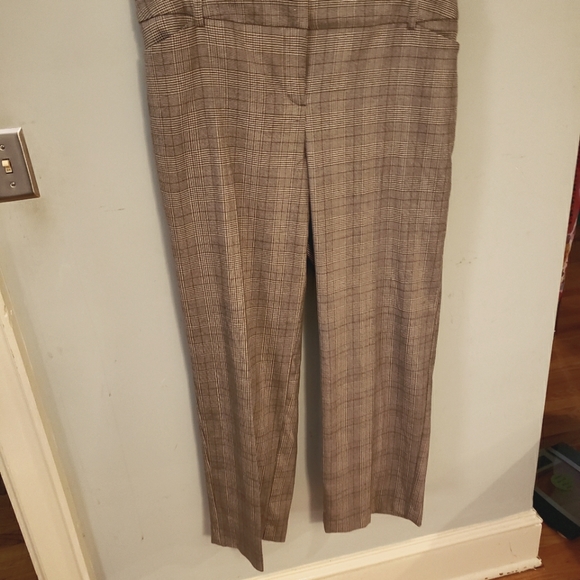 est. 1948 | Pants & Jumpsuits | Est 948 Brown Plaid Slacks Size 16w ...